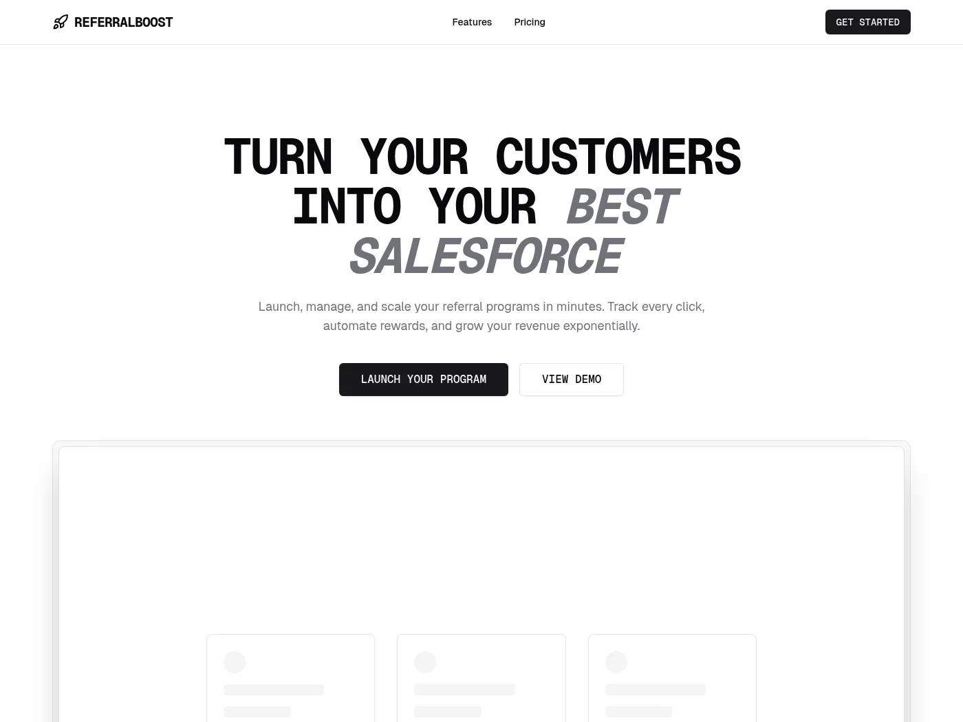ReferralBoost SaaS