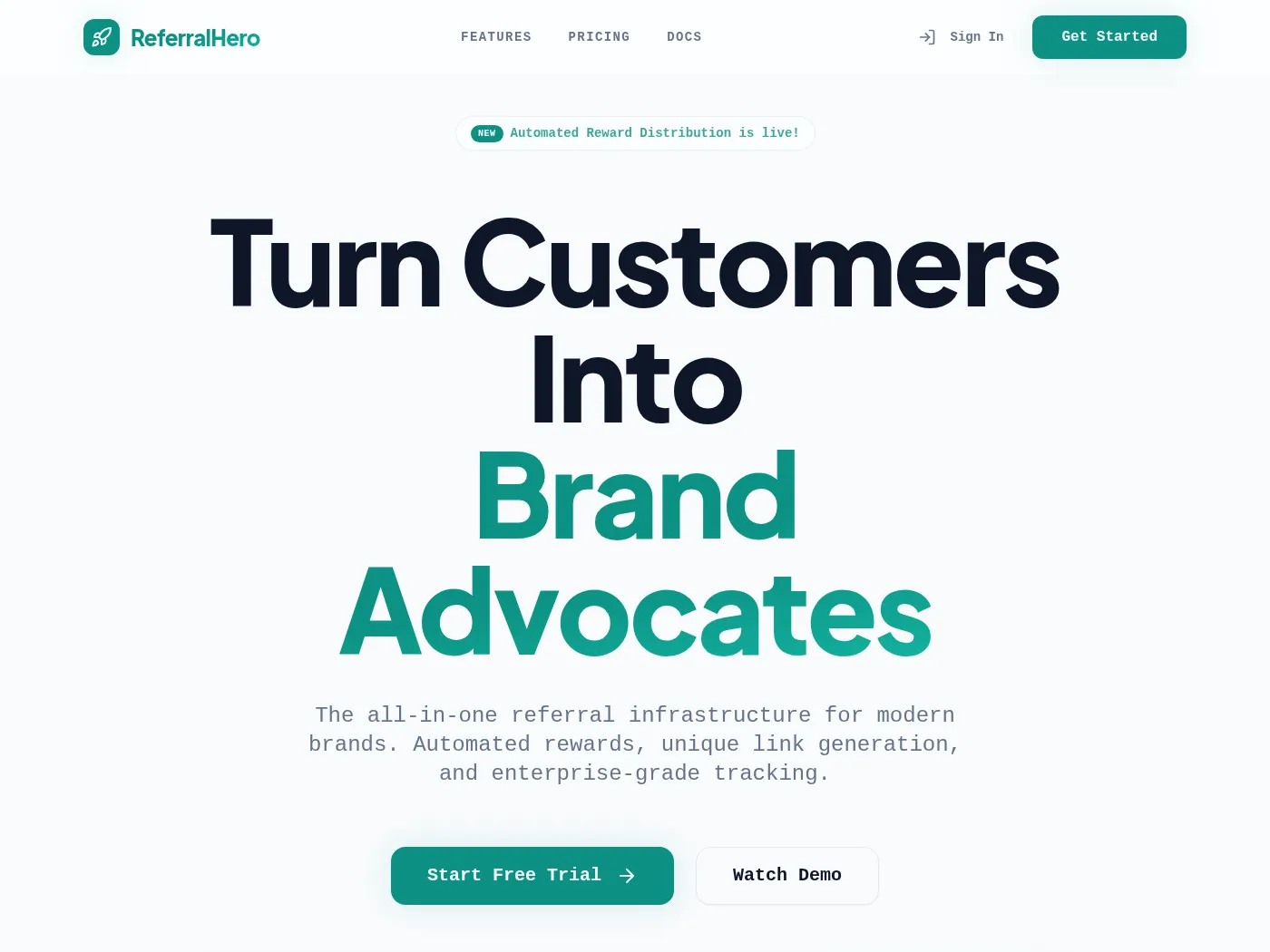 Referral Hero SaaS