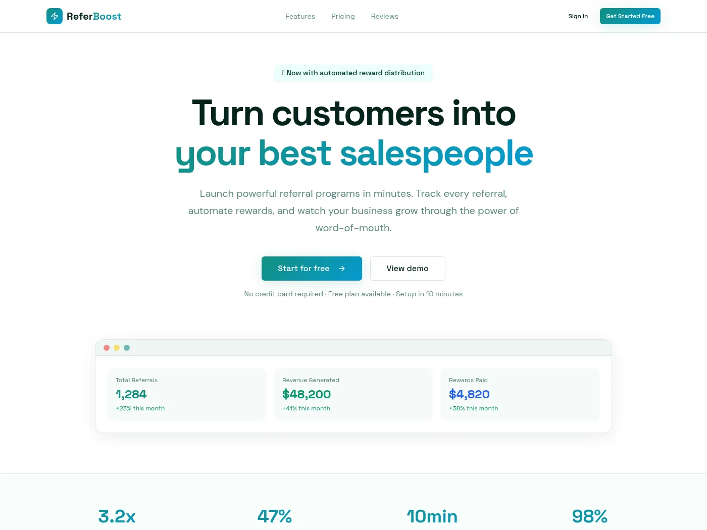ReferBoost SaaS