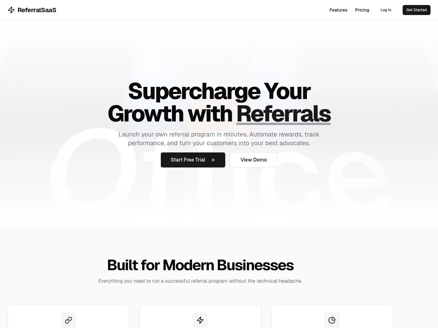 ReferralSaaS Platform
