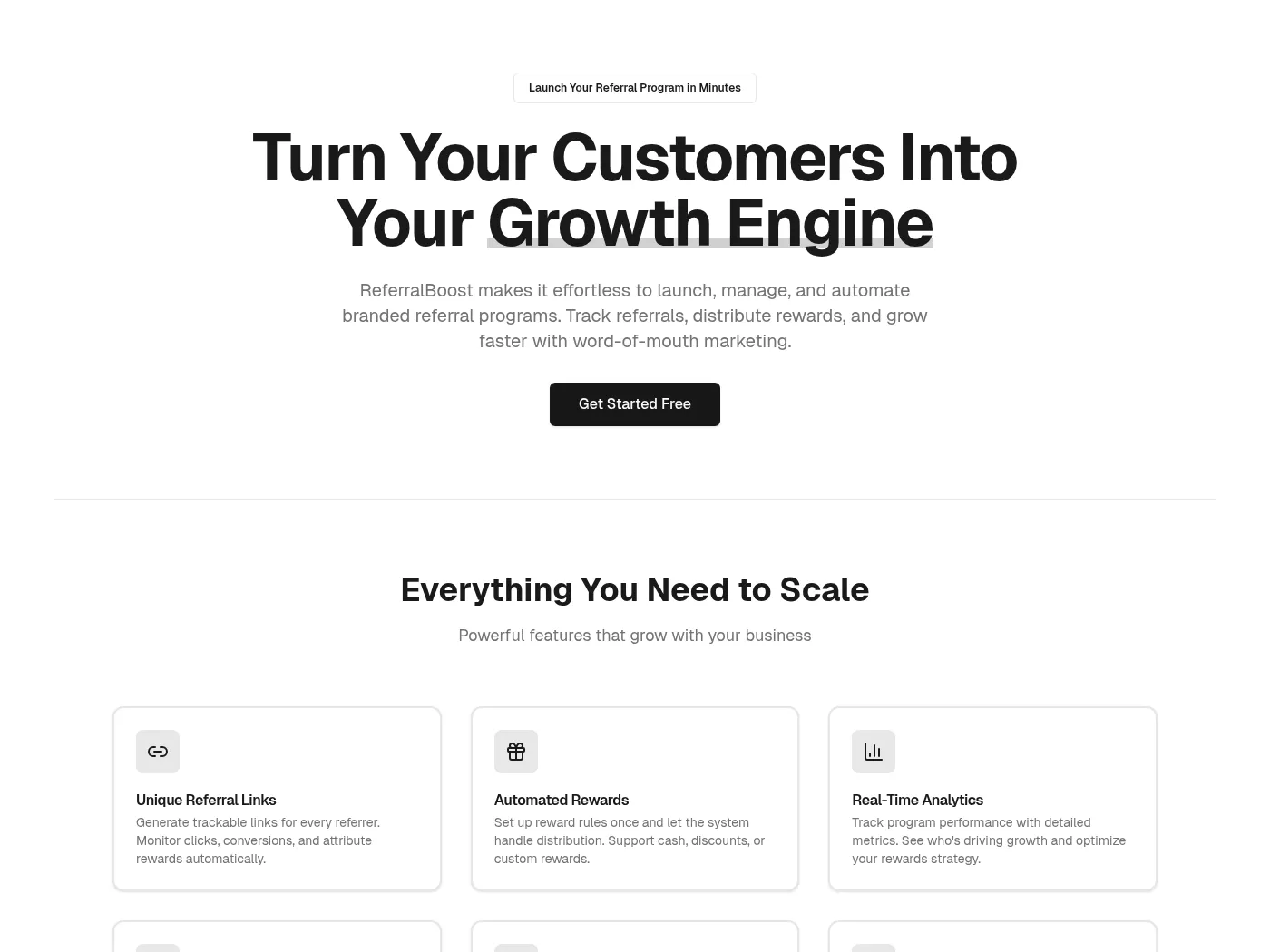 ReferralBoost SaaS