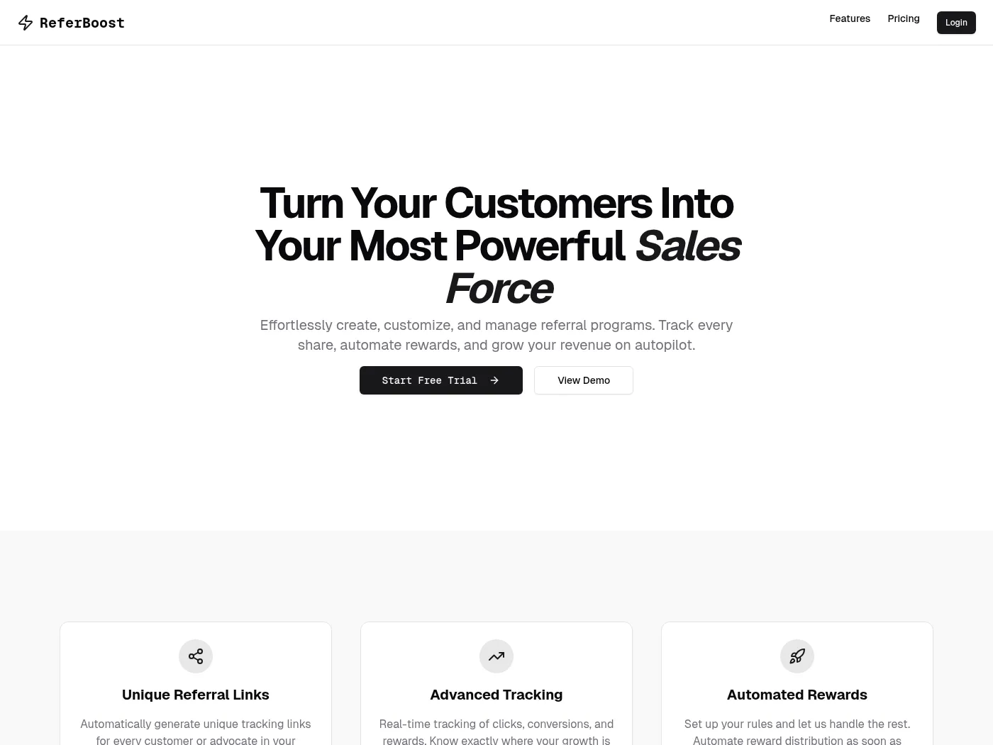 ReferBoost Platform