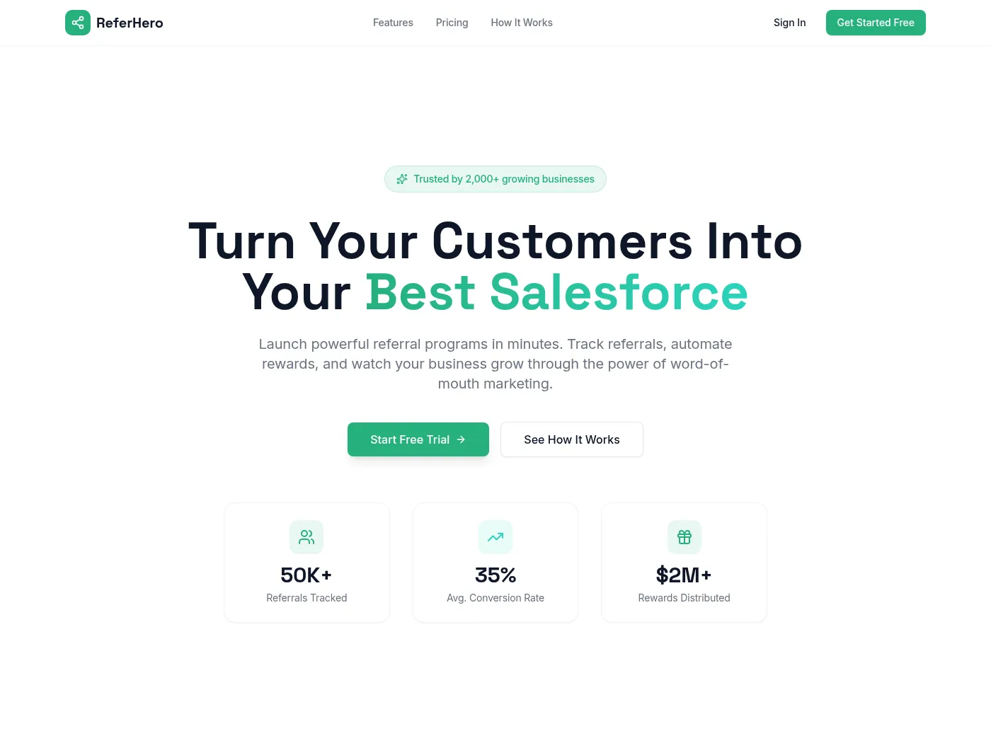 ReferHero SaaS Platform