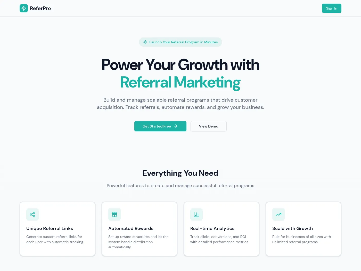 ReferPro Platform