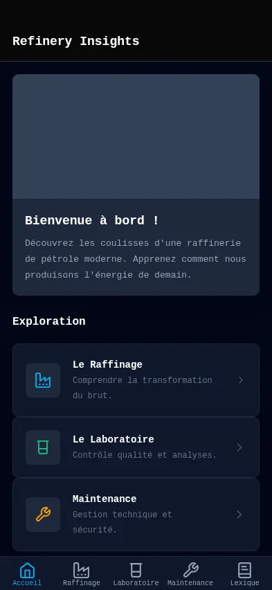 Refinery Insights App