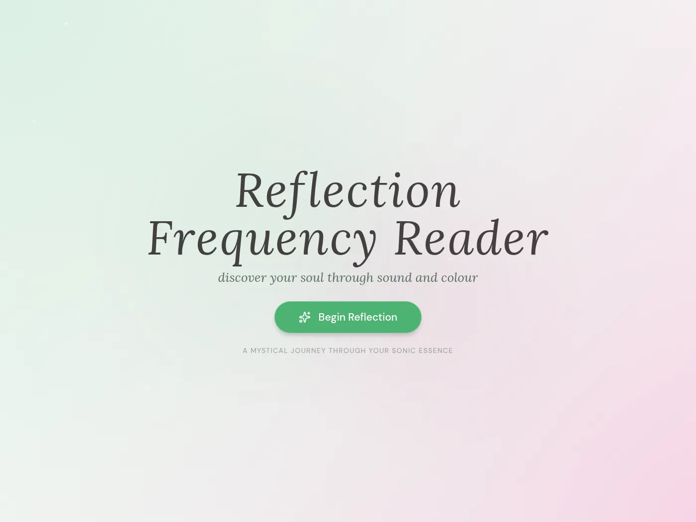 Reflection Frequency Reader