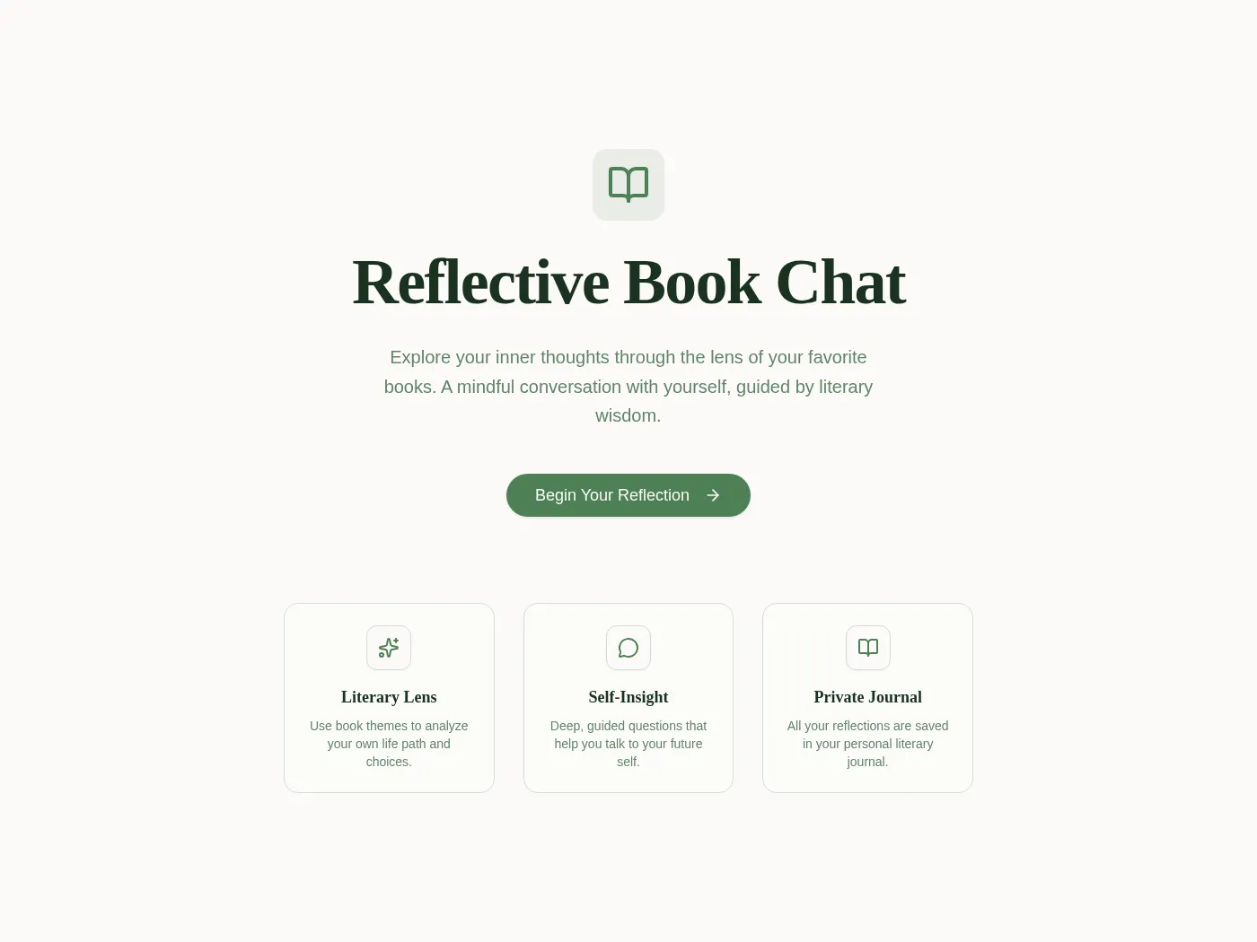 Reflective Book Chat