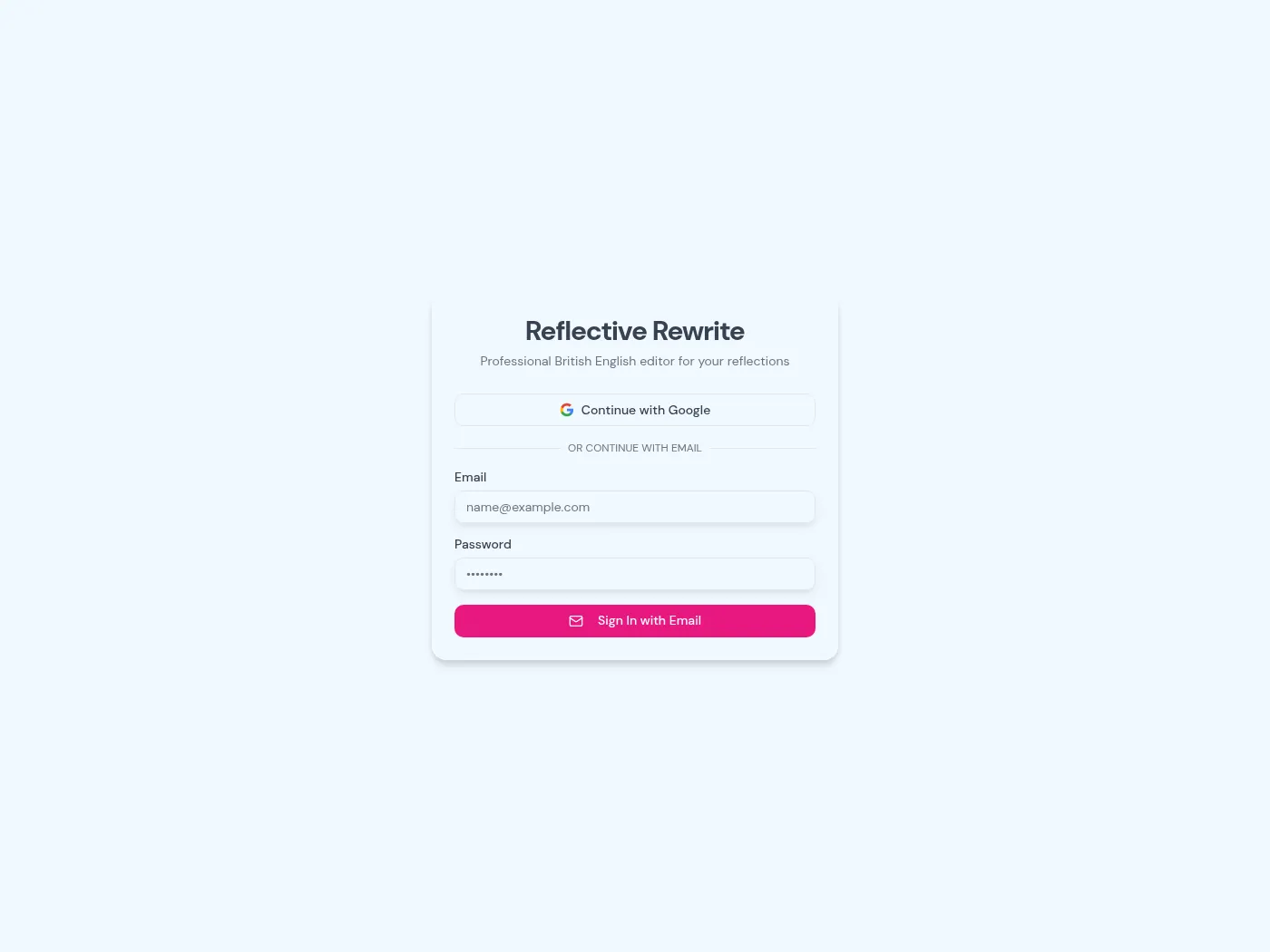 Reflective Rewrite Assistant