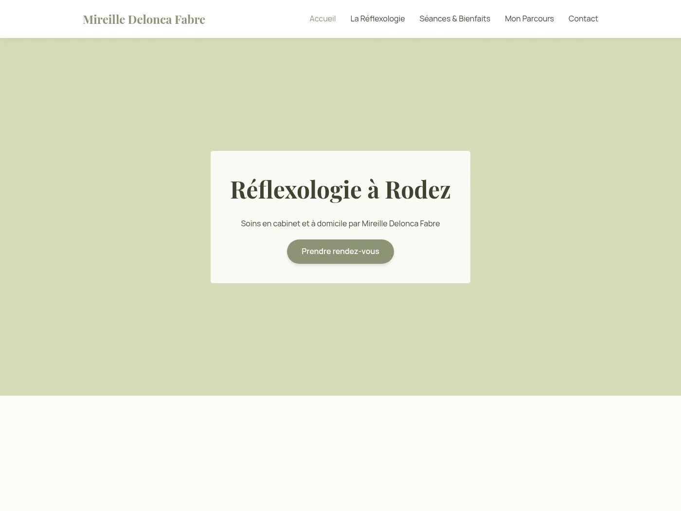 Reflexologie Site Refonte