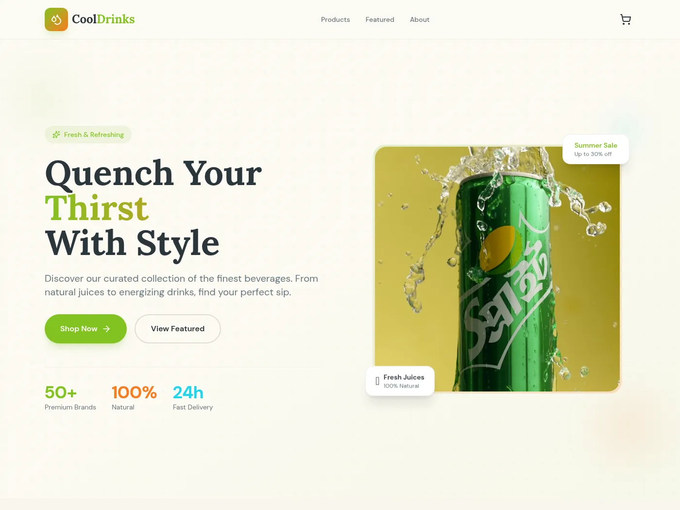 CoolDrinks Shop