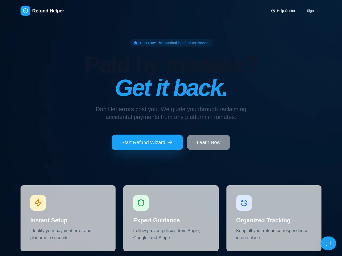 Refund Helper
