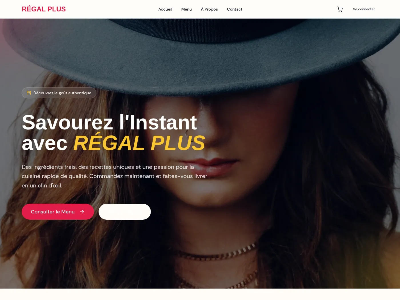 RÉGAL PLUS Fastfood Site