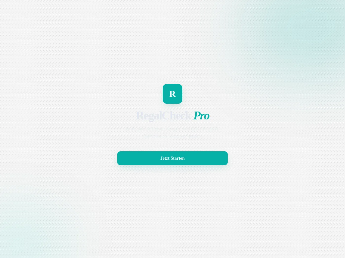 RegalCheck Pro