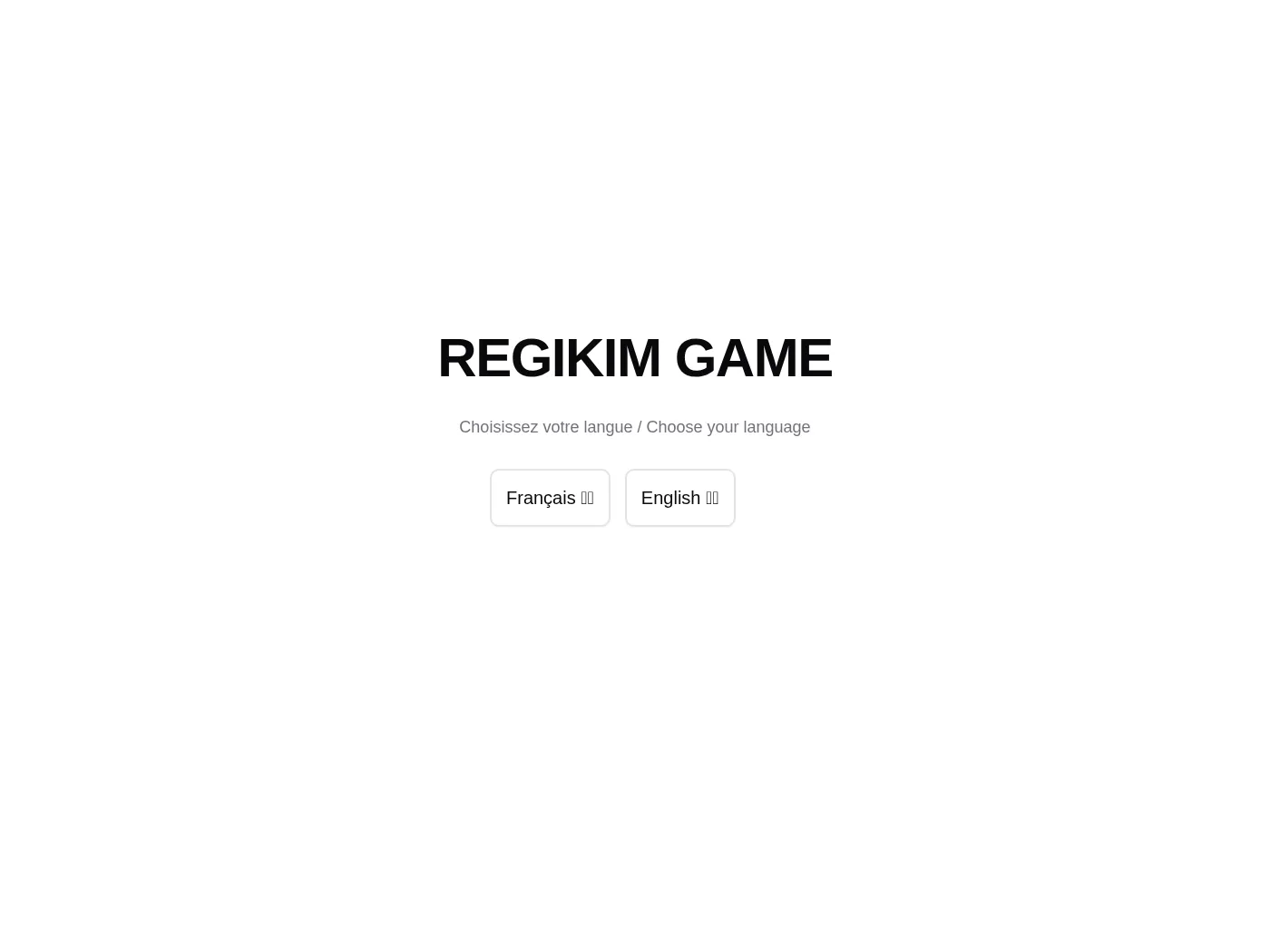 REGIKIM Game
