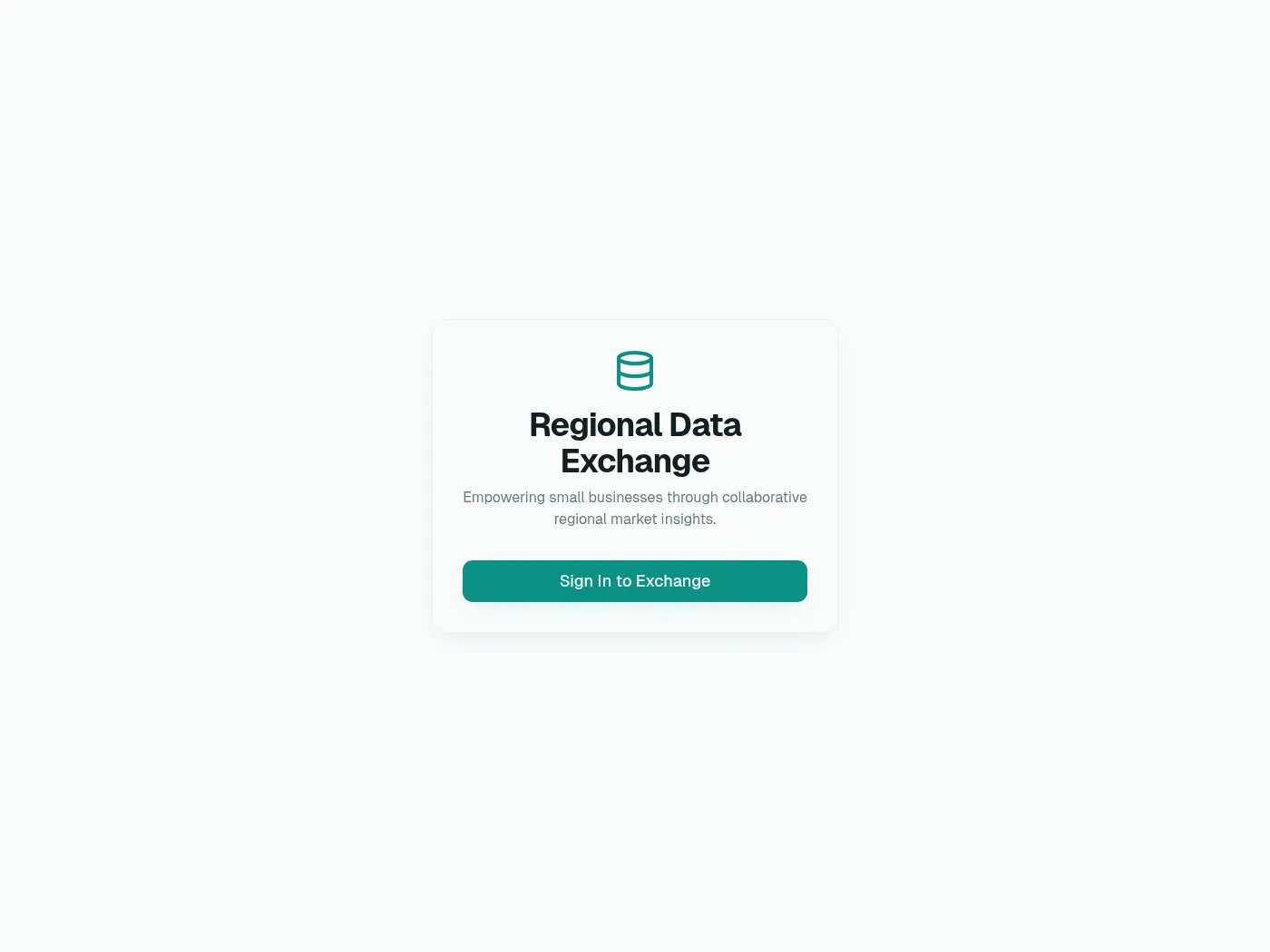 Regional Data Exchange
