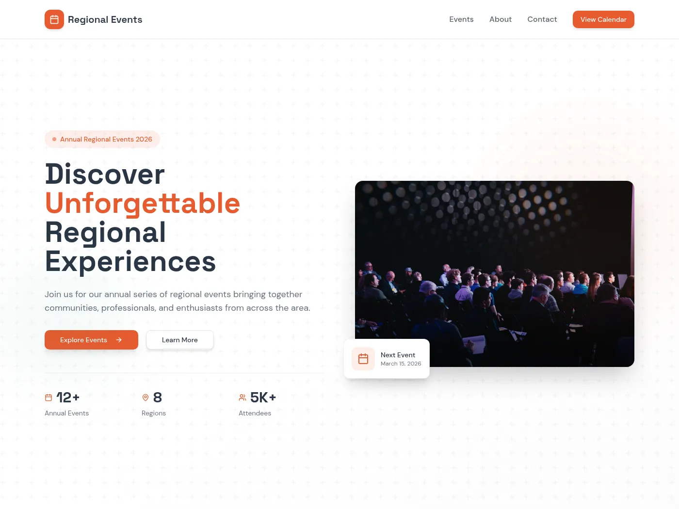 Regional Events Portal