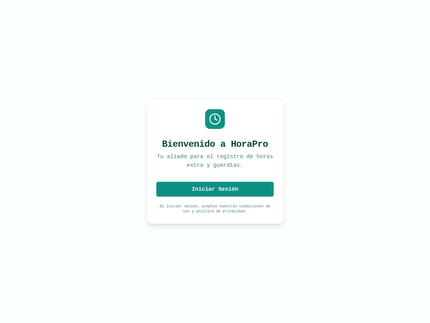 Registro de Horas Extra