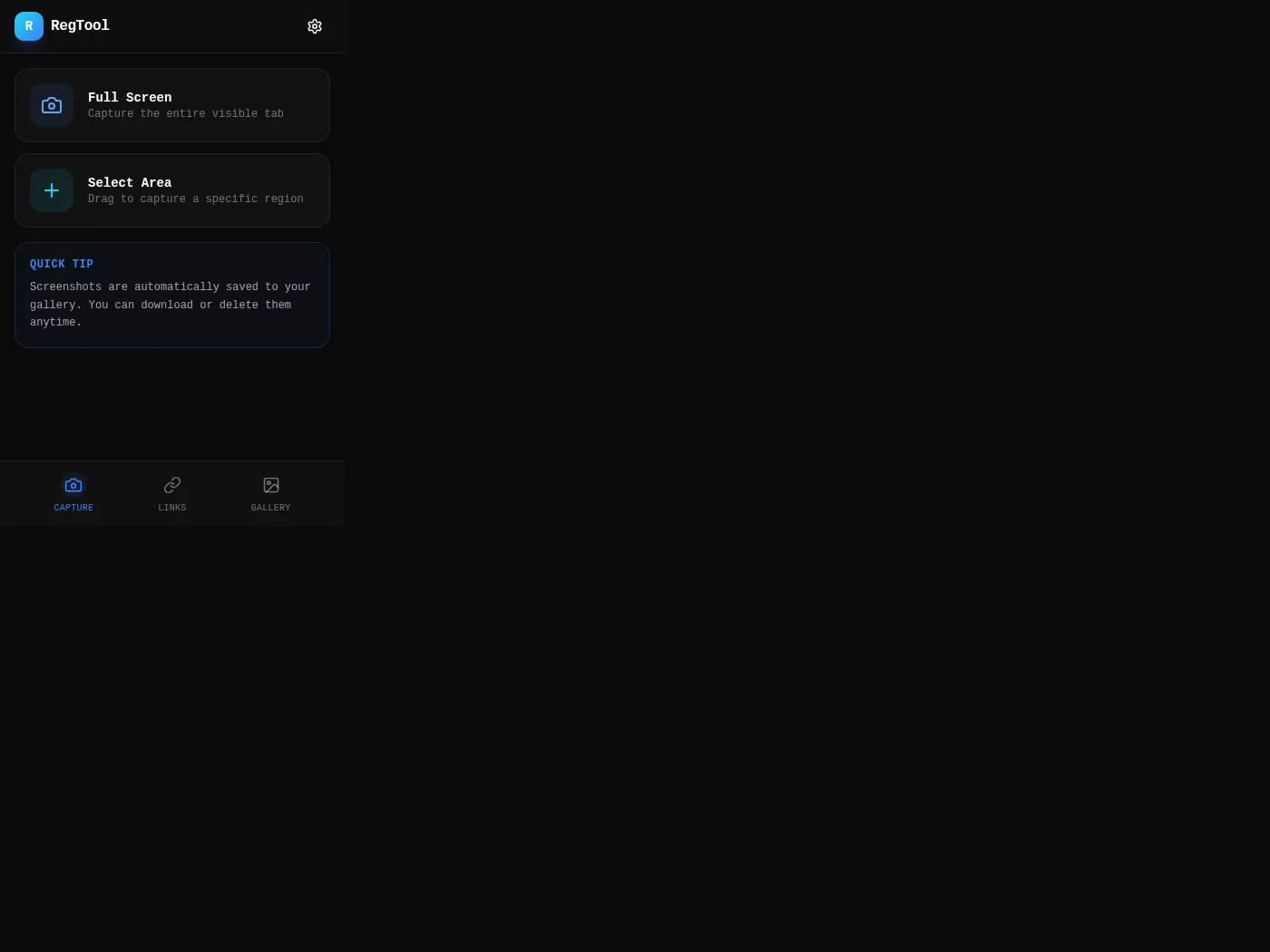 RegTool Screenshot & Links