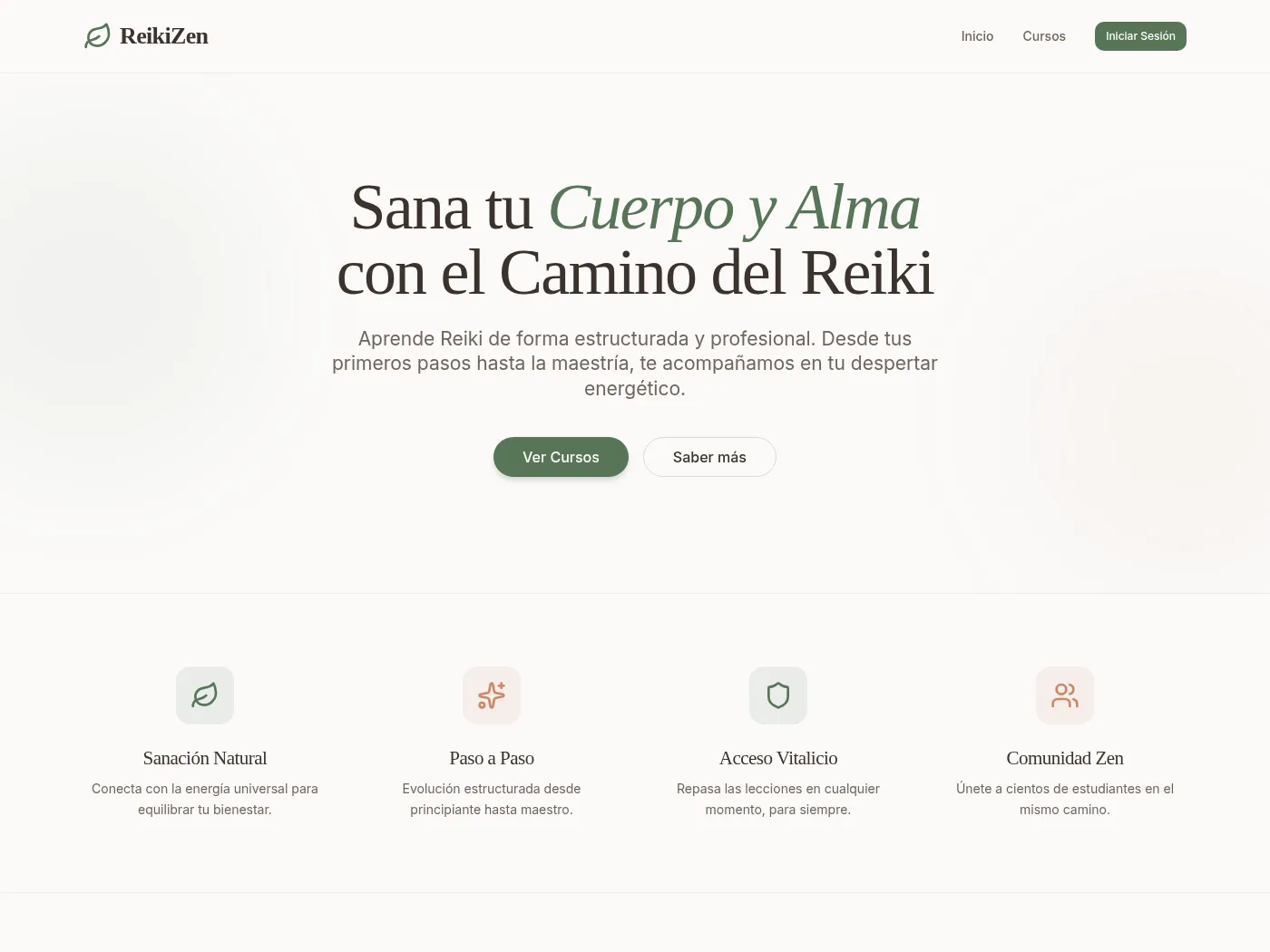 Reiki Courses Platform