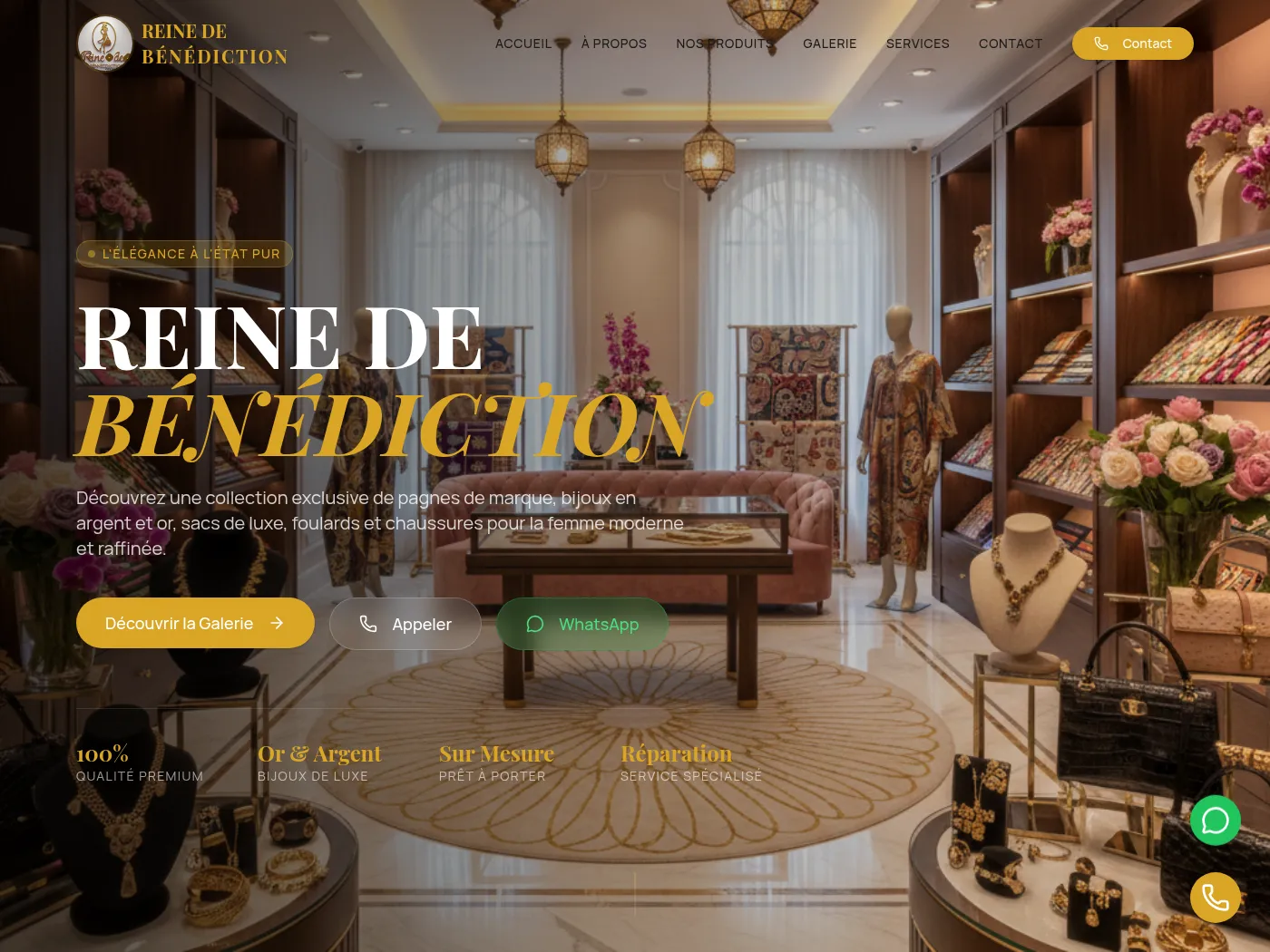 Reine de Bénédiction Web