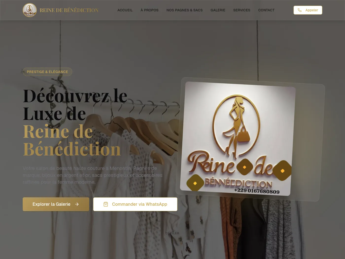 Reine de Bénédiction Web