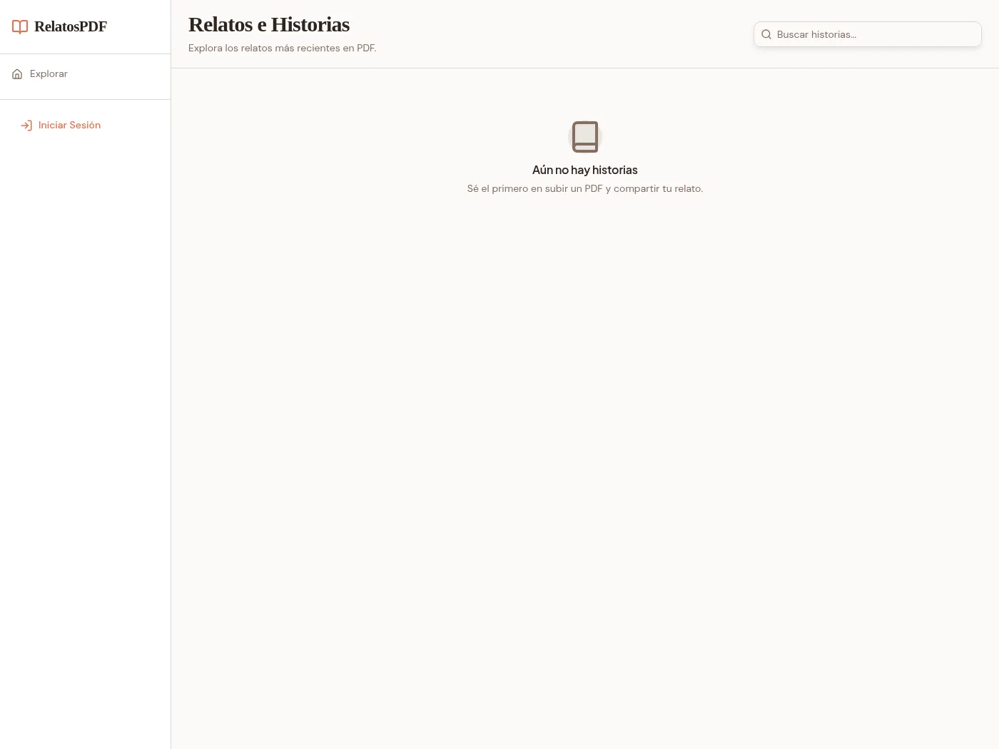 RelatosPDF Hub