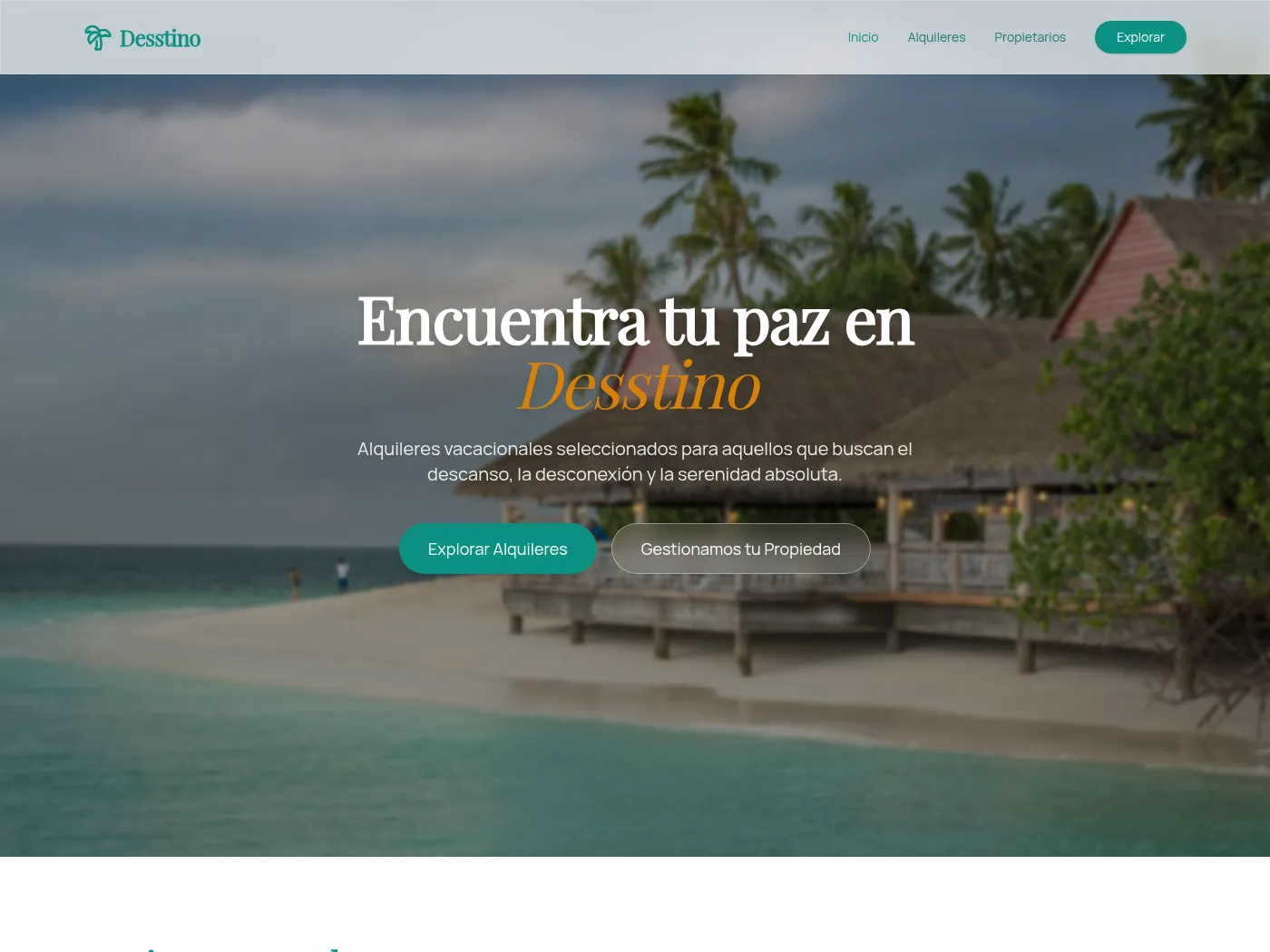 RelaxRental Web Portal