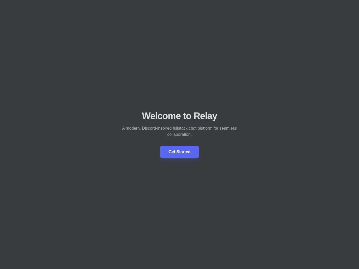 Relay Chat Platform