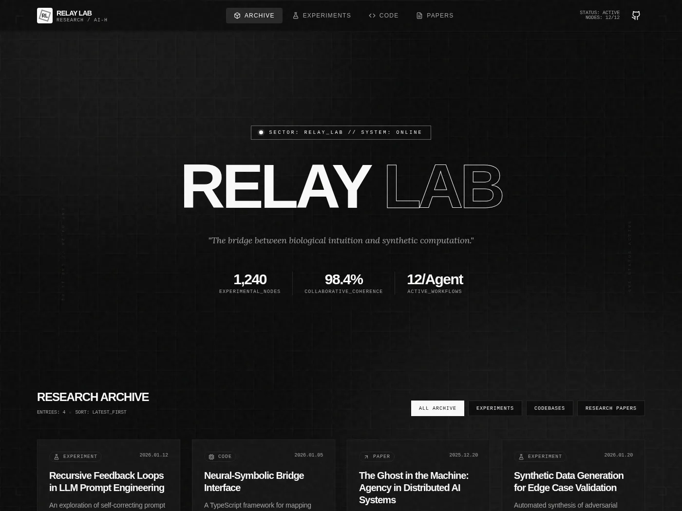 RELAY Lab Gallery