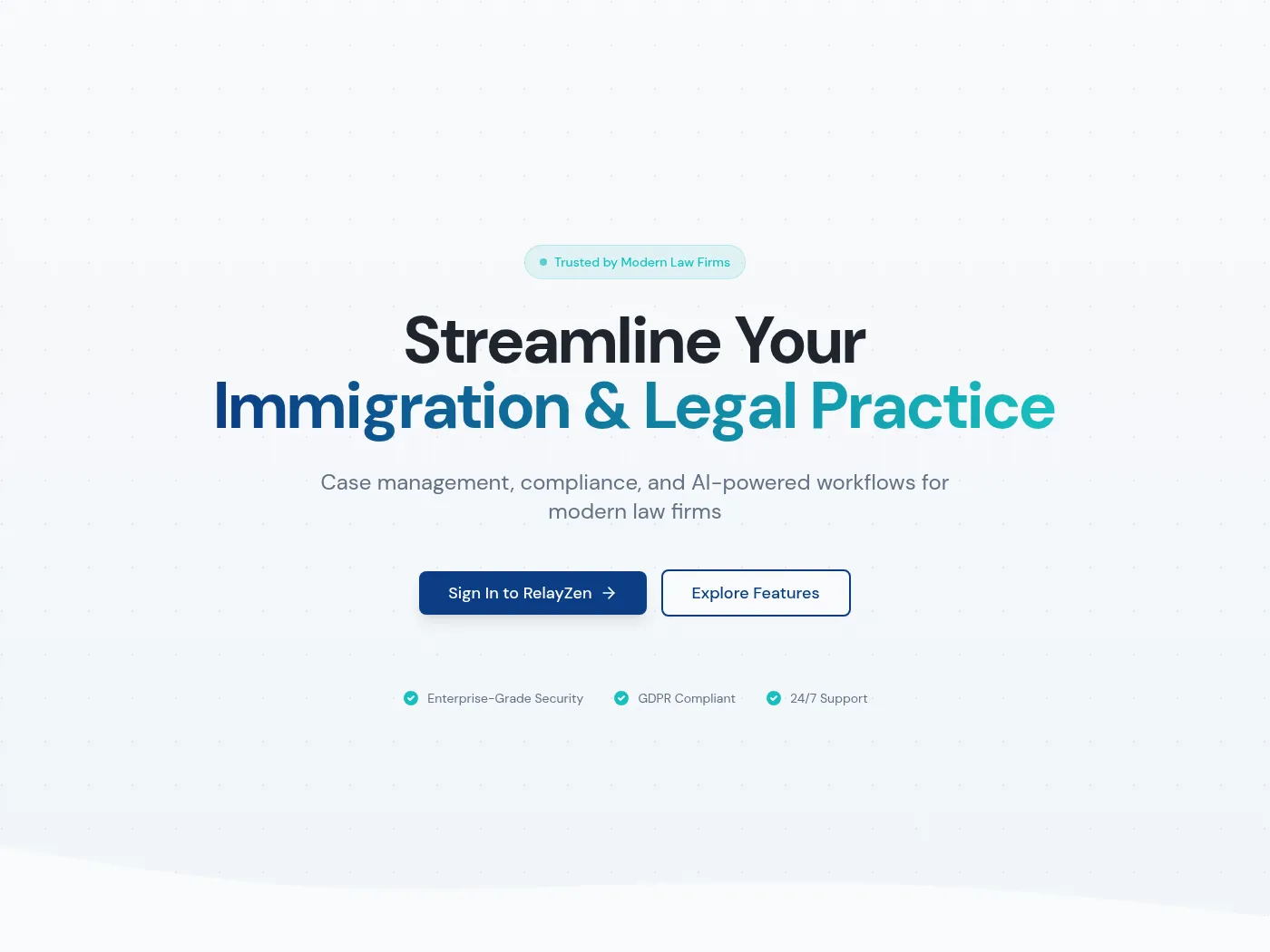 RelayZen Landing Page