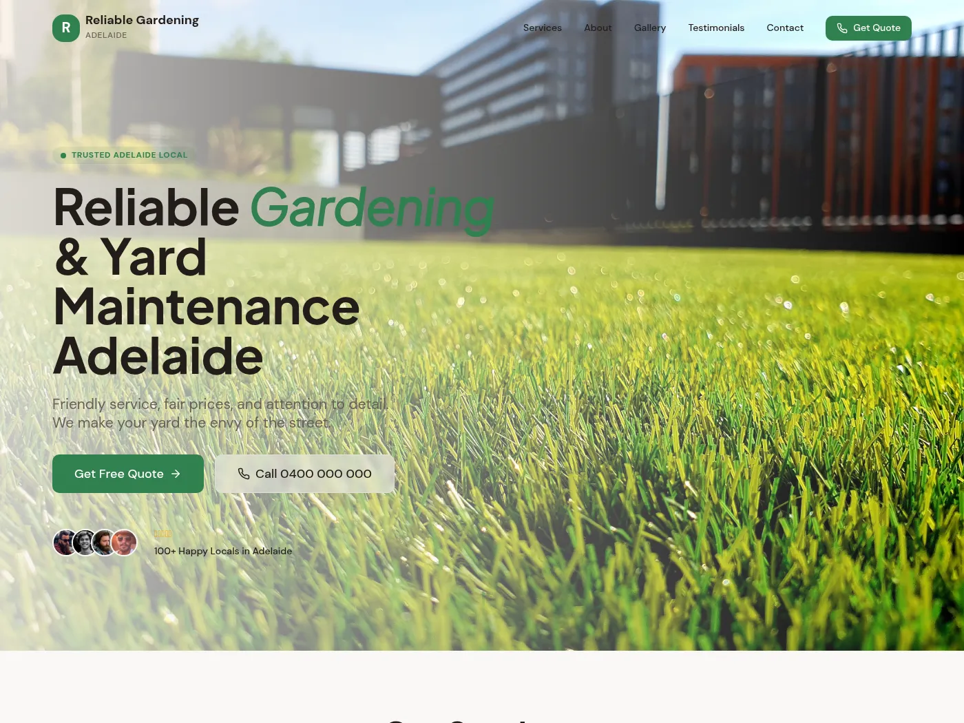 Reliable Gardens Adelaide