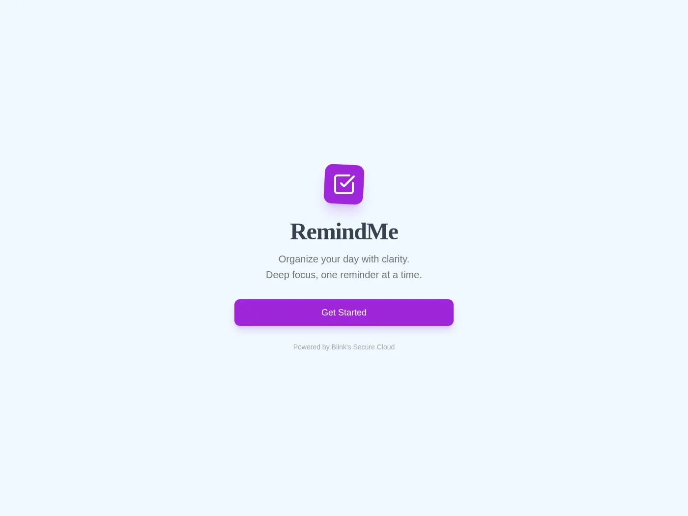 RemindMe App