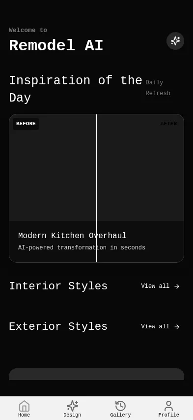 Remodel AI Home Designer