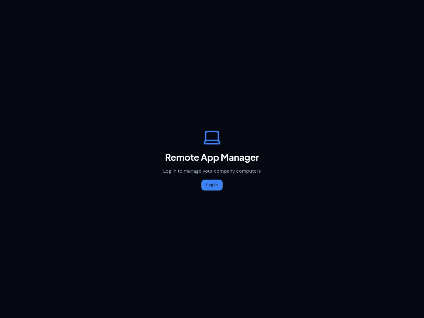 Remote App Manager