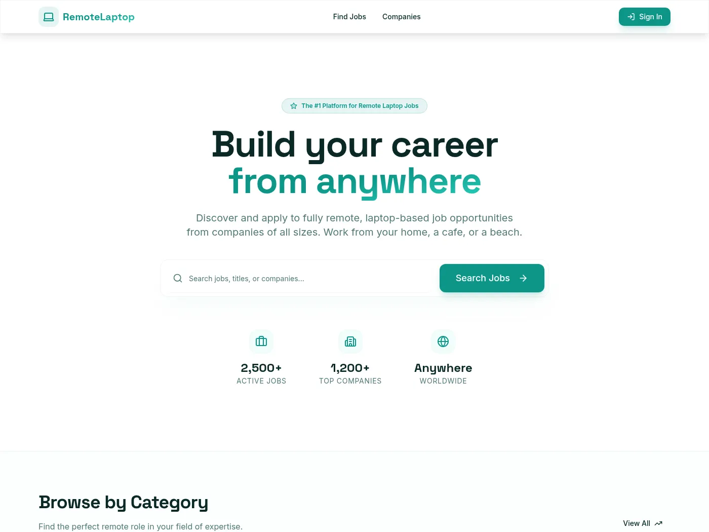 Remote Laptop Jobs