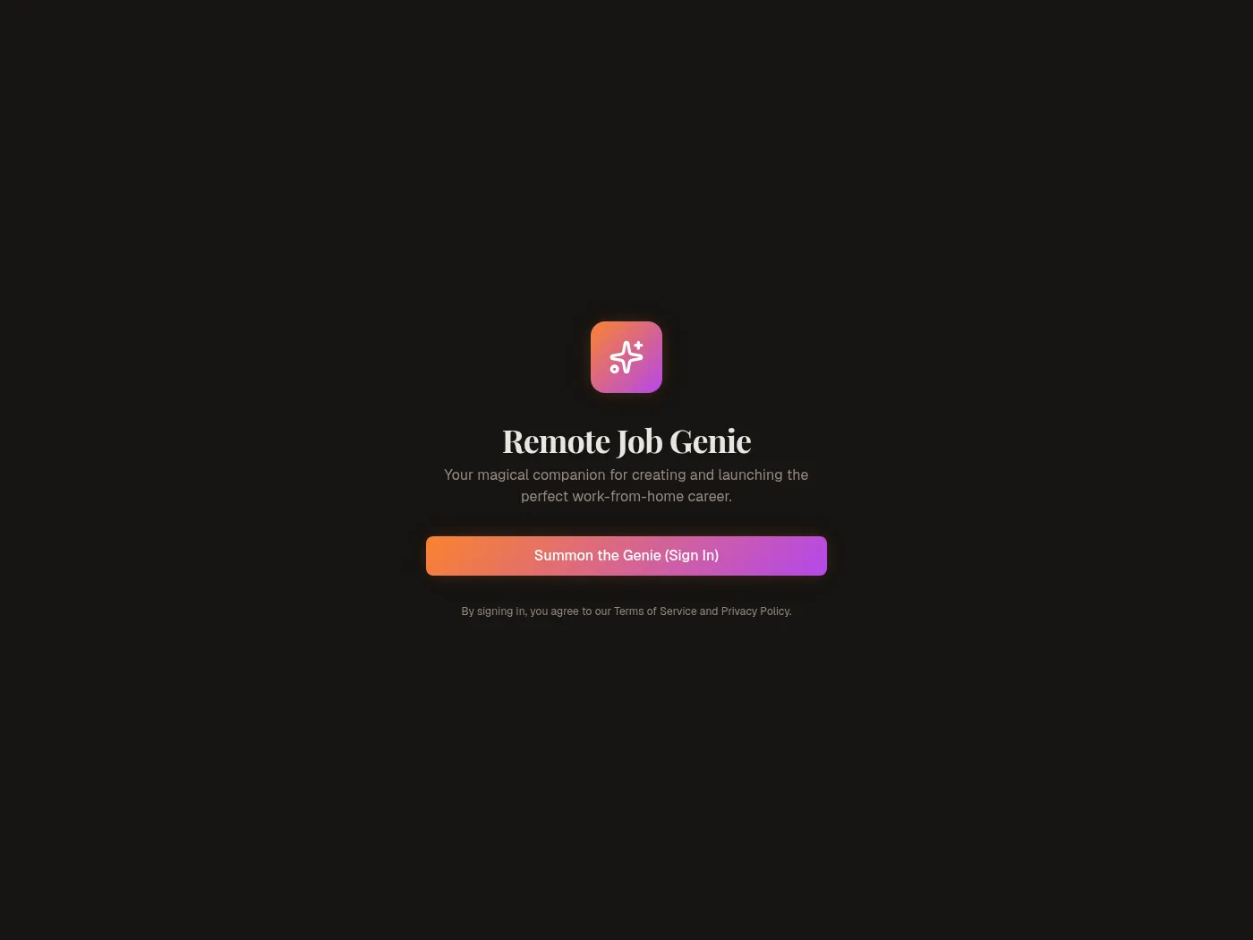 Remote Job Genie