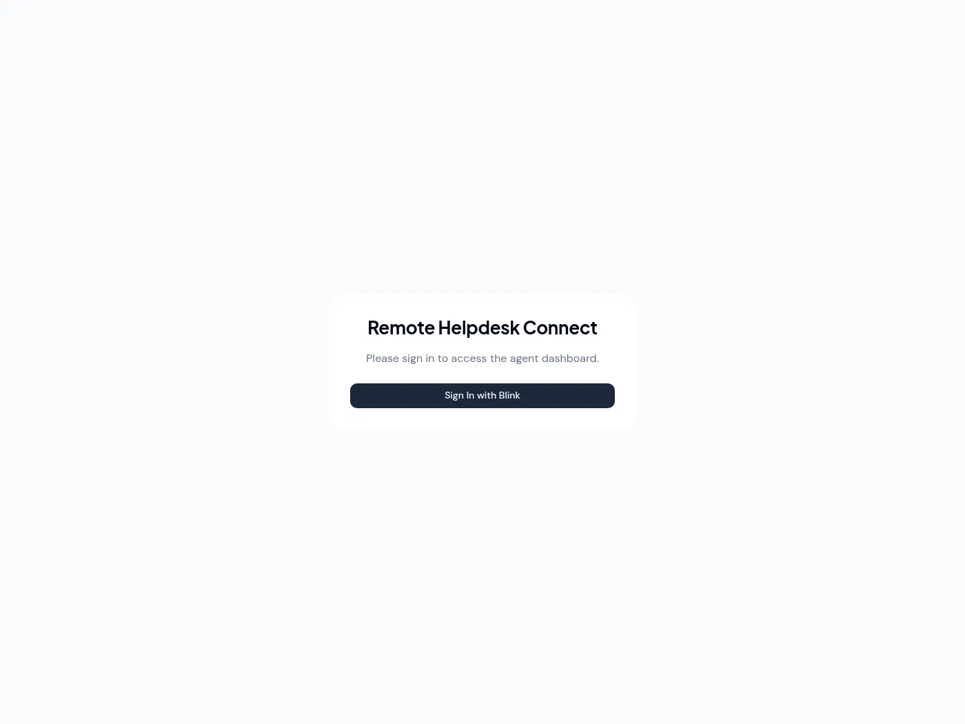 Remote Helpdesk Connect