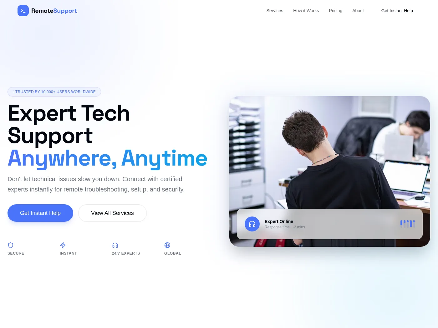 Remote Support Portal