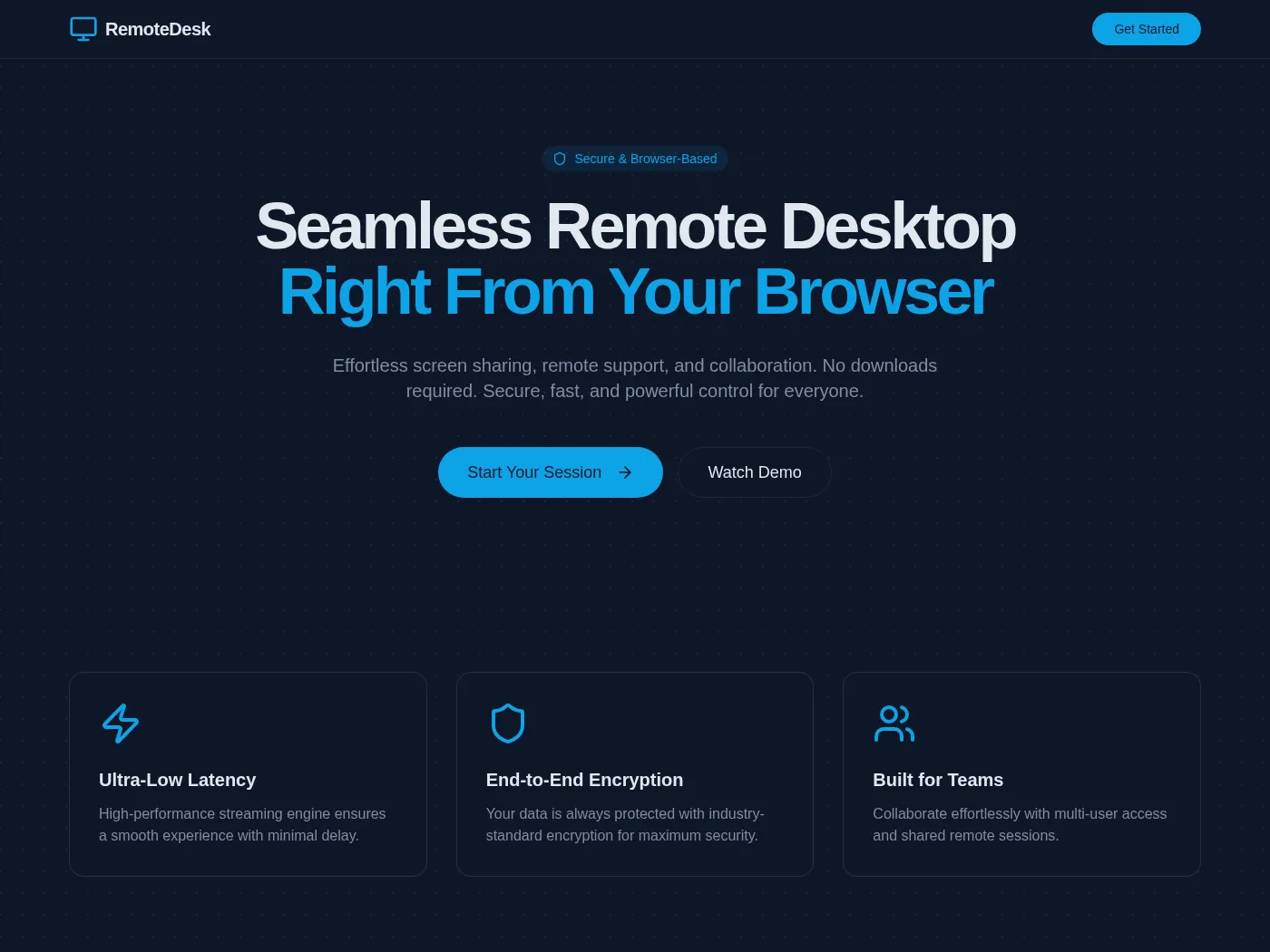 RemoteDesk Connect