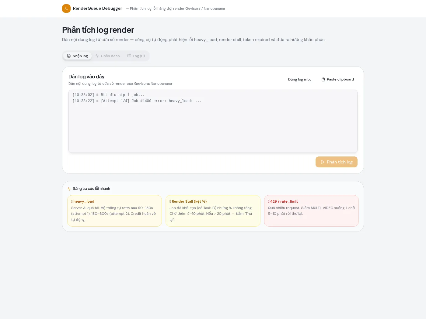 RenderQueue Debugger