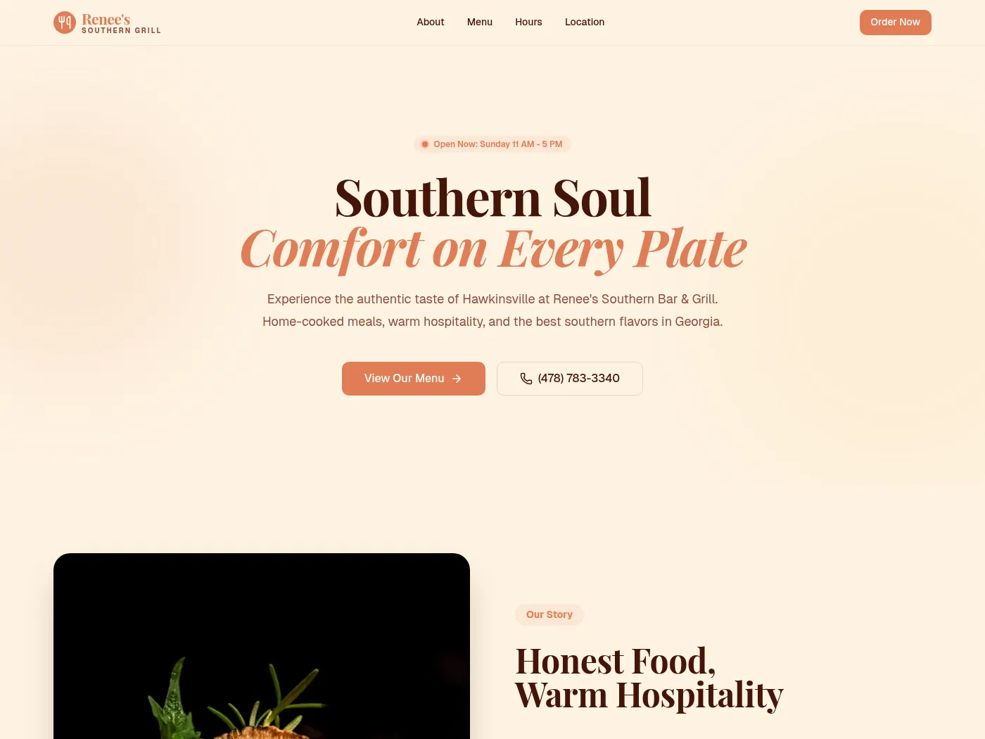 Renee's Southern Grill Site