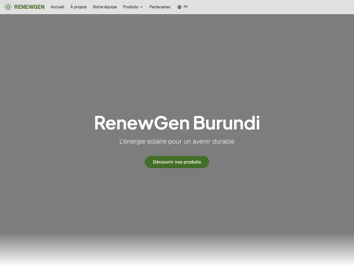 Renewgen Burundi Site