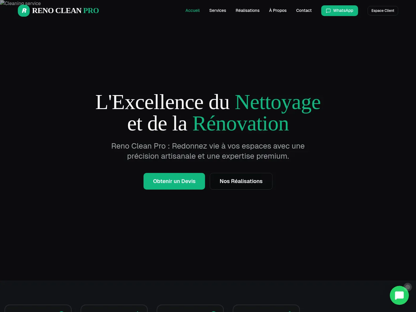 Reno Clean Pro Site