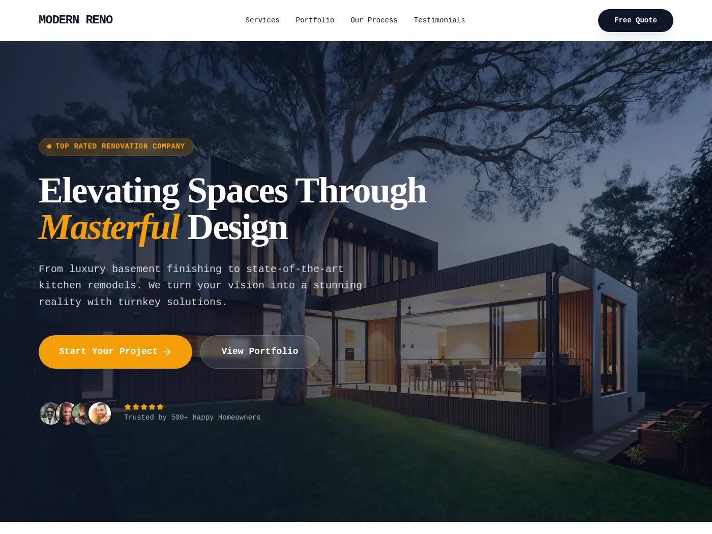 Modern Reno Home Page