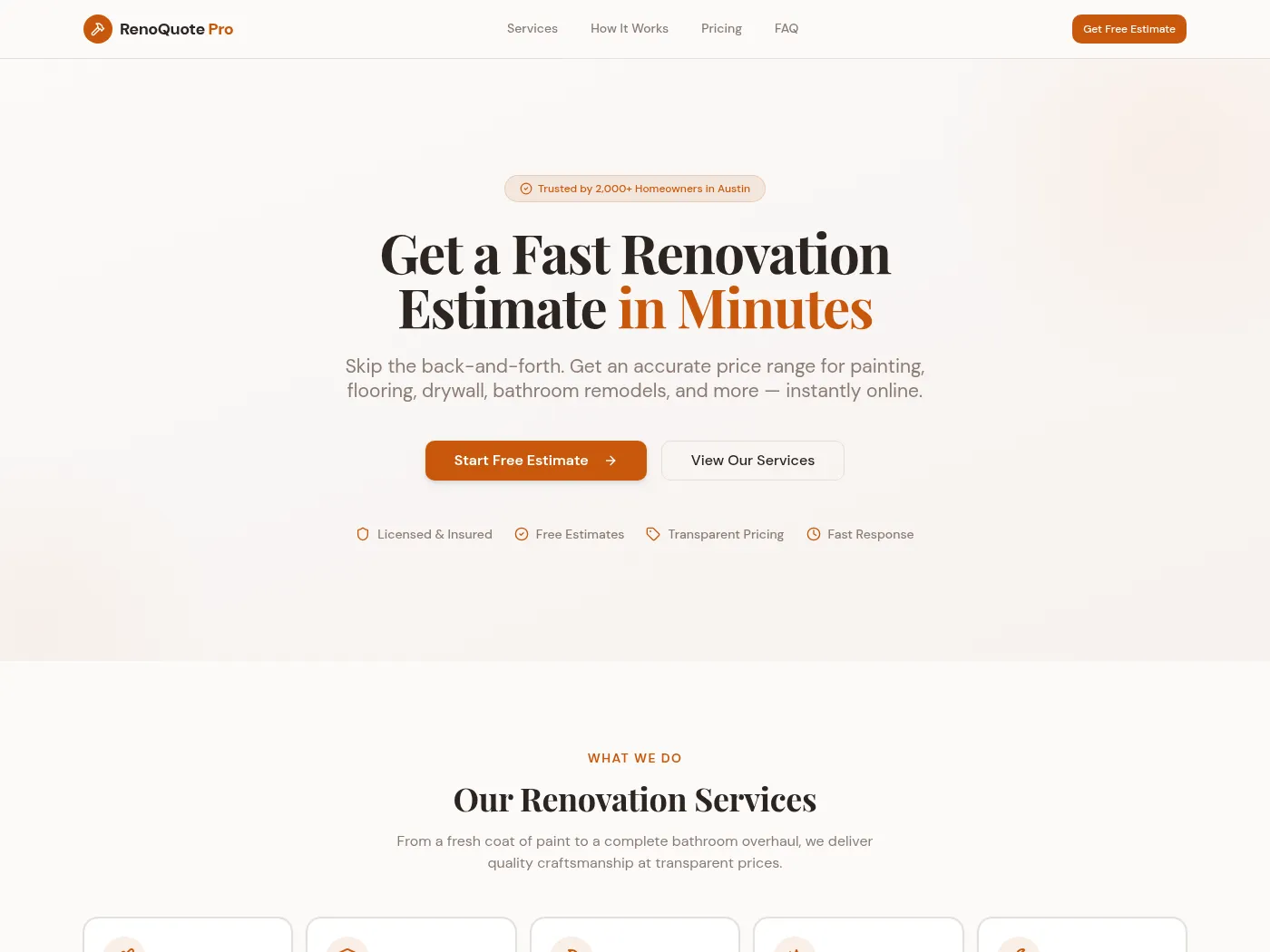 RenoQuote Pro