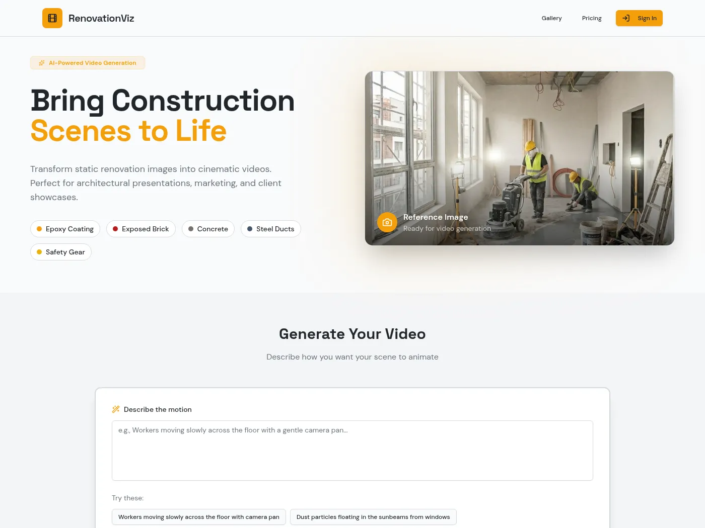 Renovation Scene Visualizer