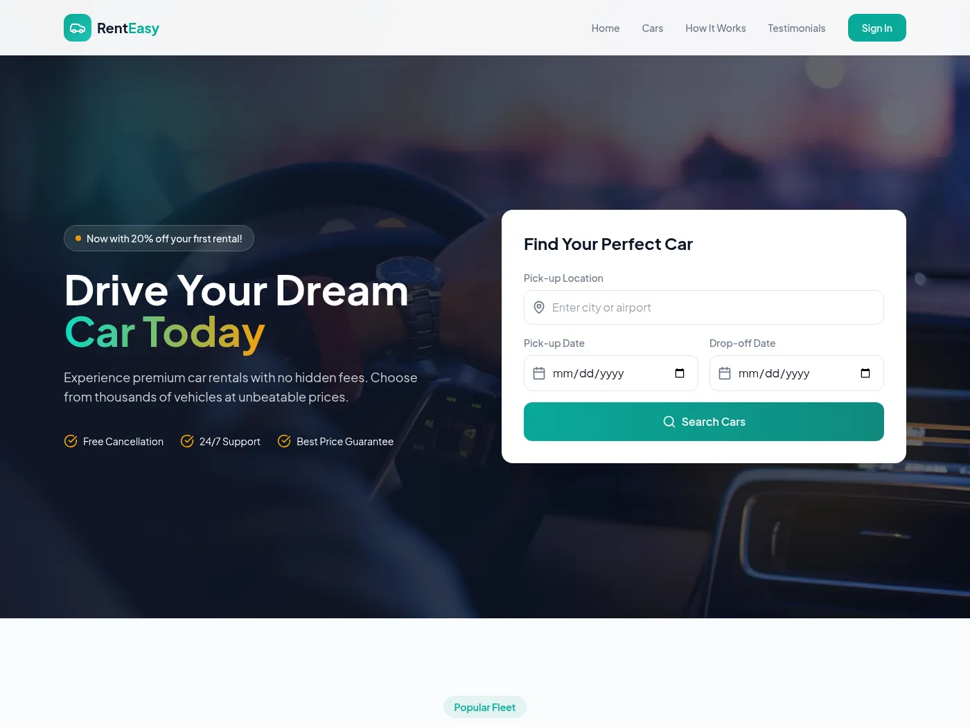 RentEasy Cars