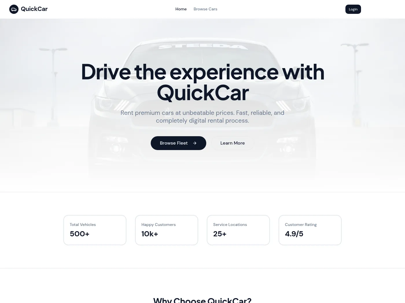 QuickCar Rentals
