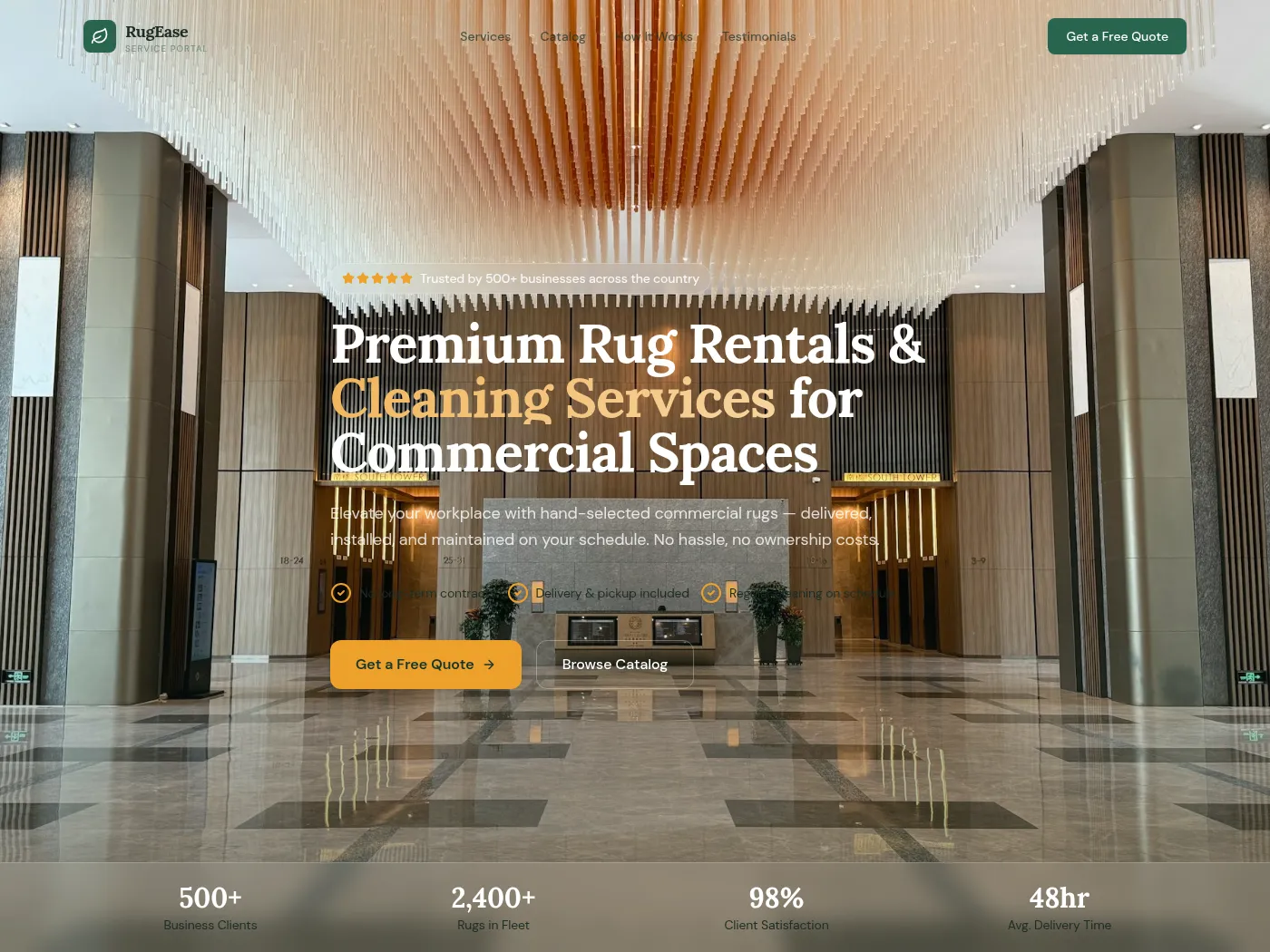 RugEase Service Portal