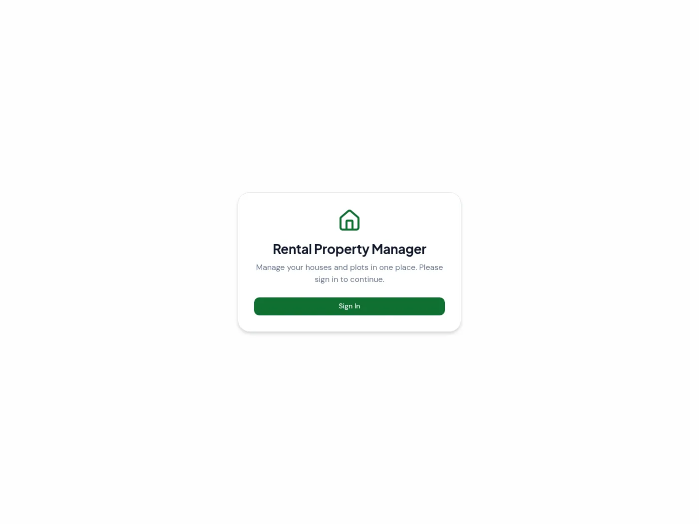 Rental Property Manager
